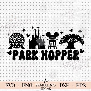 Park Hopper SVG, Funny Trip Svg, Family Vacation, Magic Kingdom Svg ...