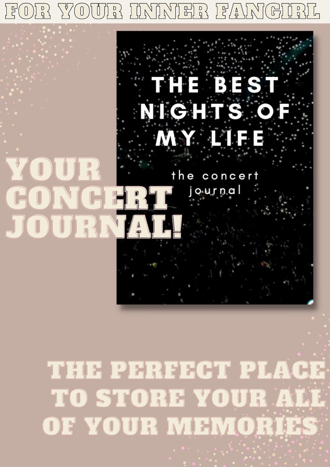 The Concert Journal- Concert Diary - Show Memories Tracker - Favorite ...