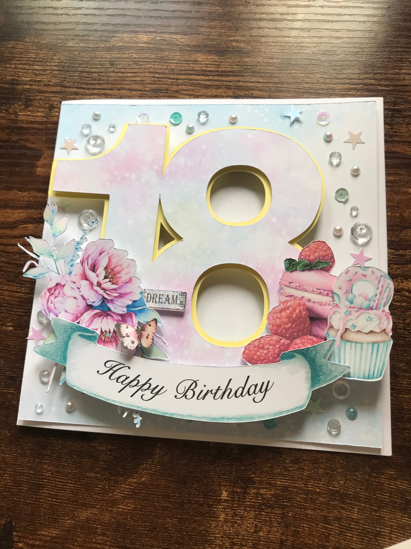 Personalised, Handmade, Happy Birthday Card - Etsy