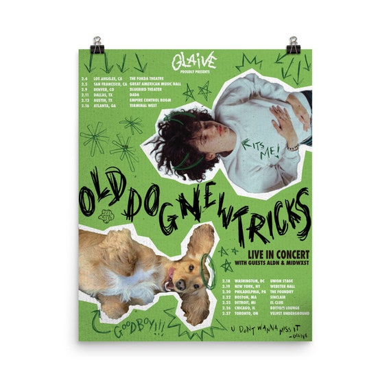 Glaive Tour Poster ODNT Inspired Music Poster Print Music - Etsy