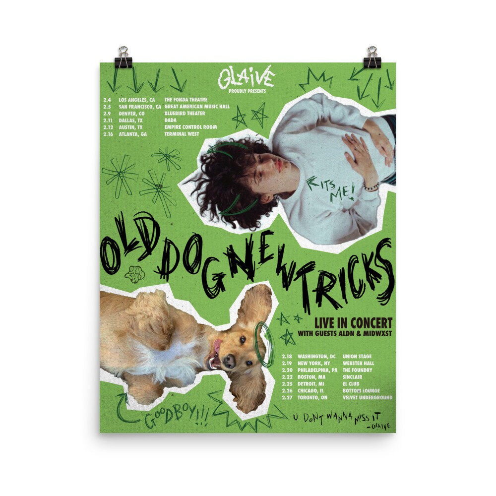 Glaive Tour Poster ODNT Inspired Music Poster Print Music - Etsy