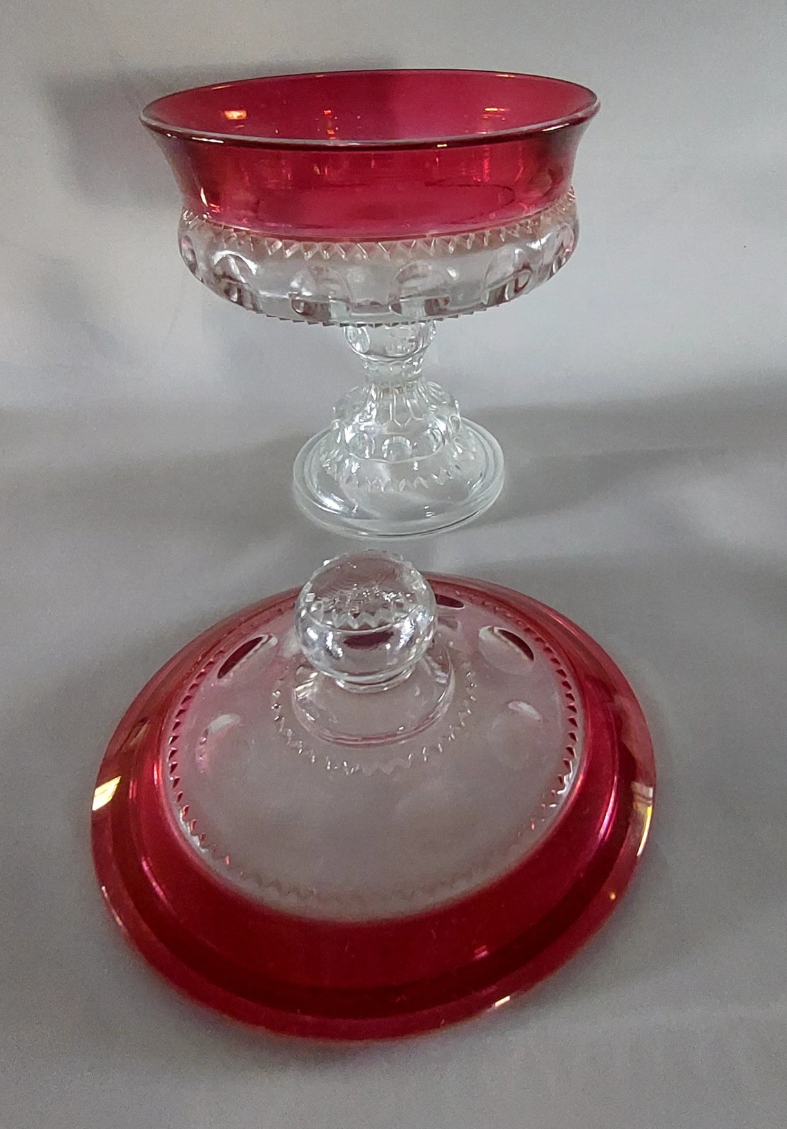 King's Crown Thumbprint Candy Dish - Etsy