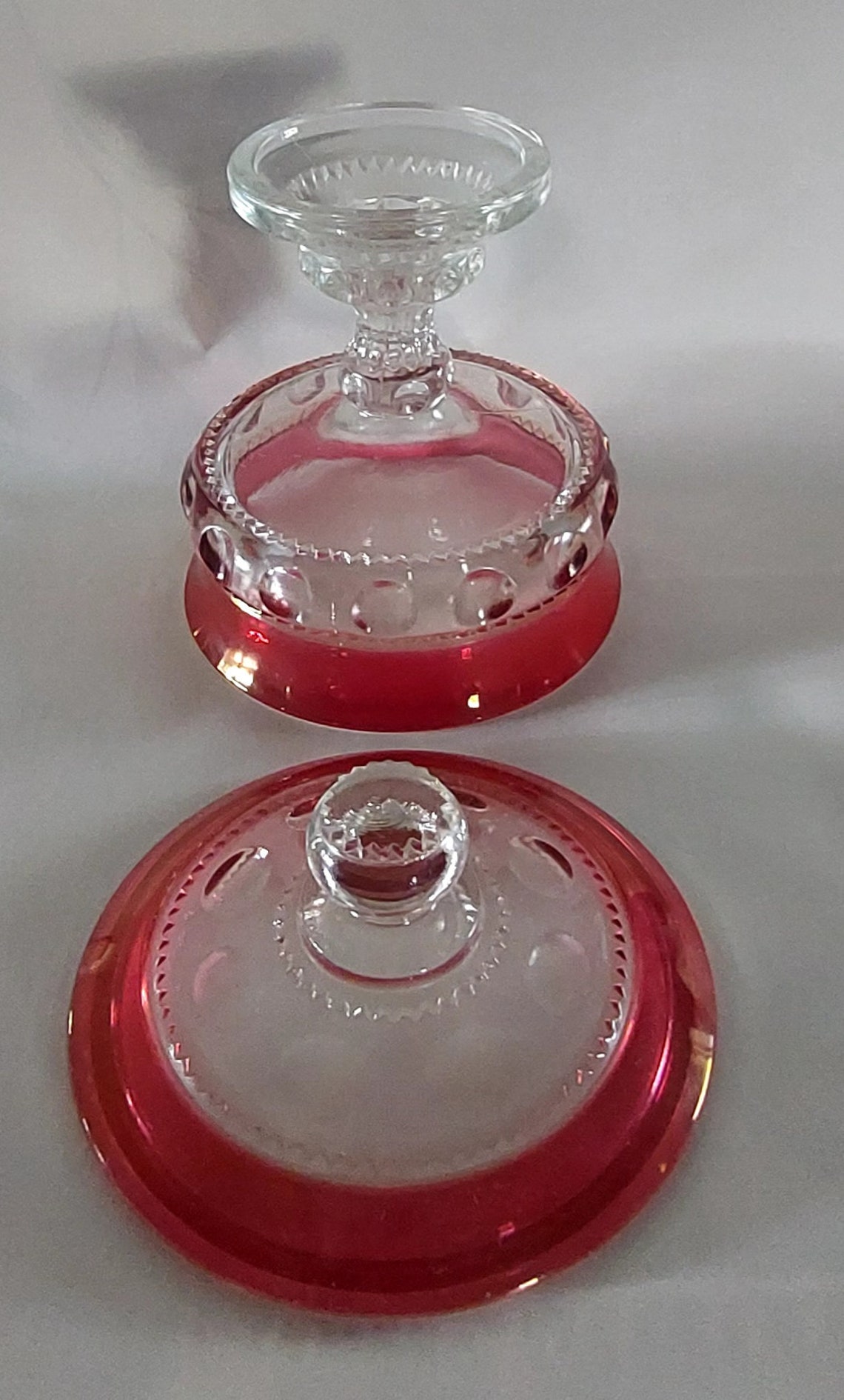 King's Crown Thumbprint Candy Dish - Etsy