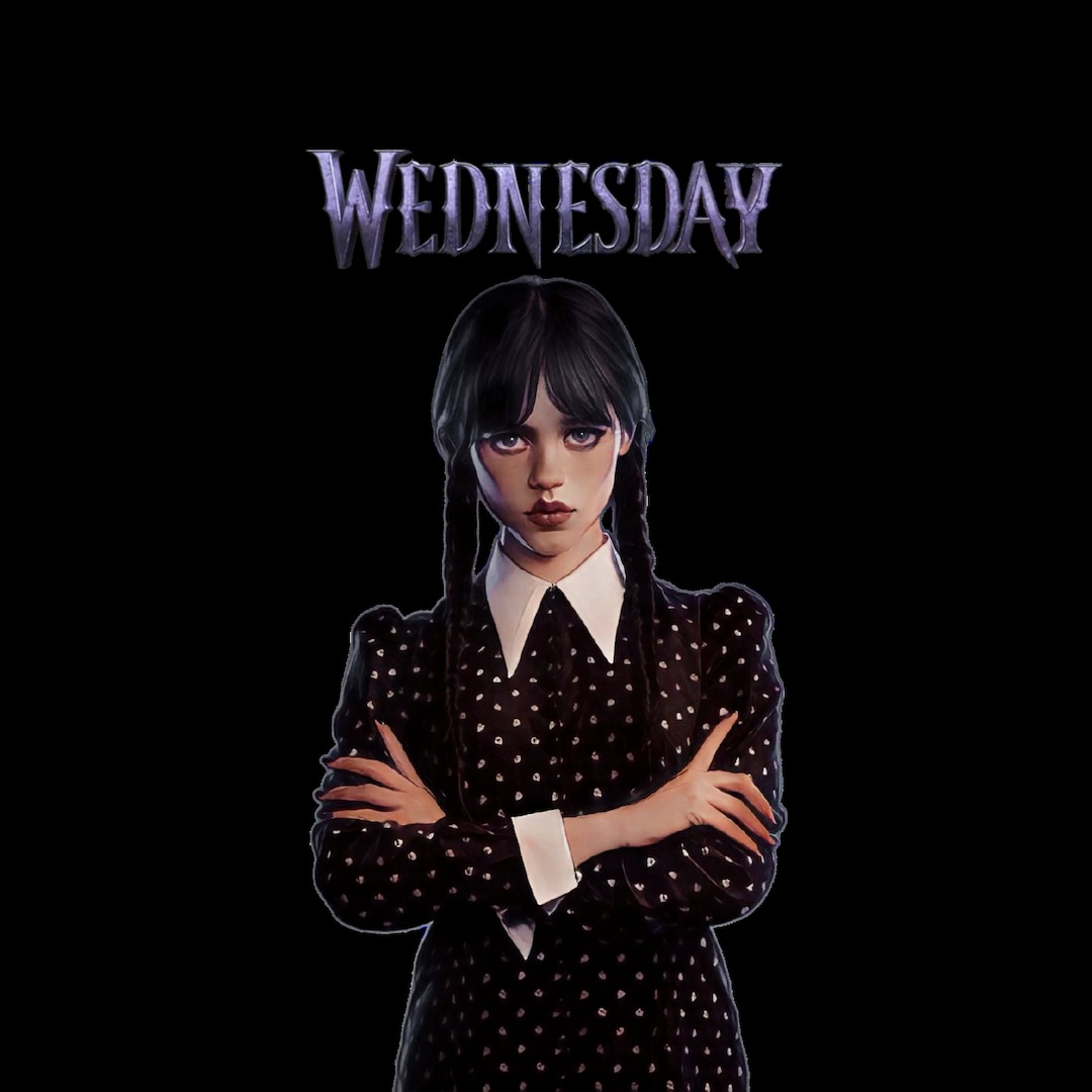 Wednesday Addams Png File - Etsy