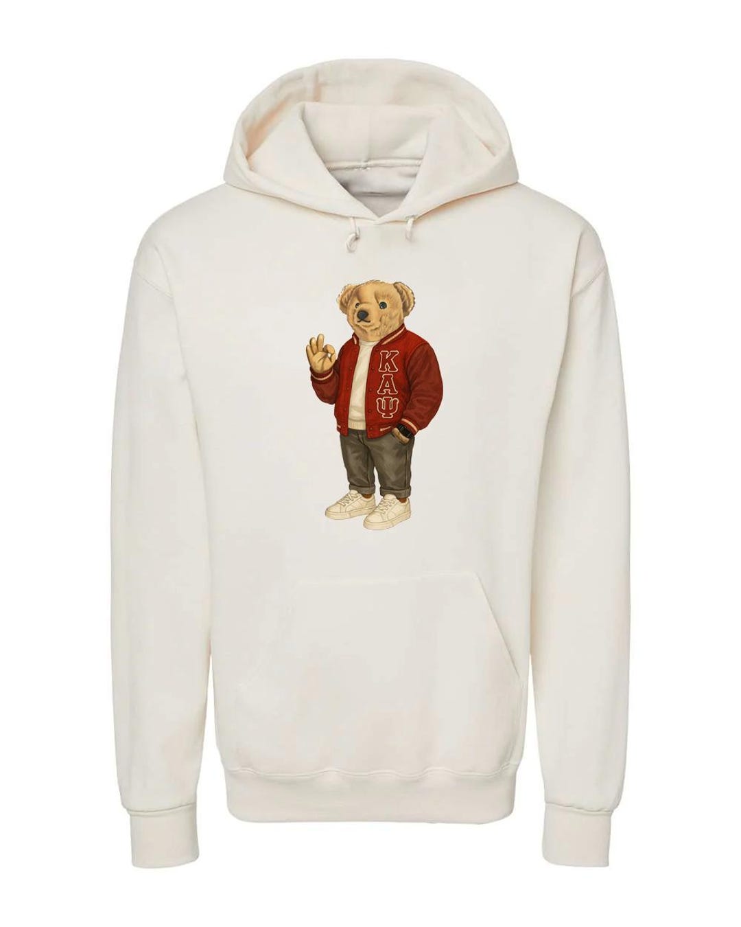 Kappa Bear Hooded Sweatshirt - Etsy