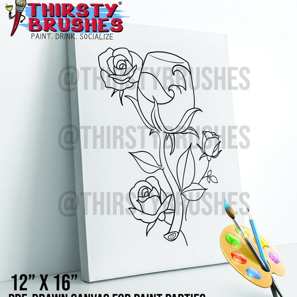 Pre Drawn Canvas - Etsy