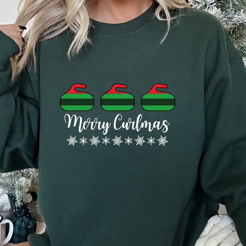 Curling Sweater - Etsy