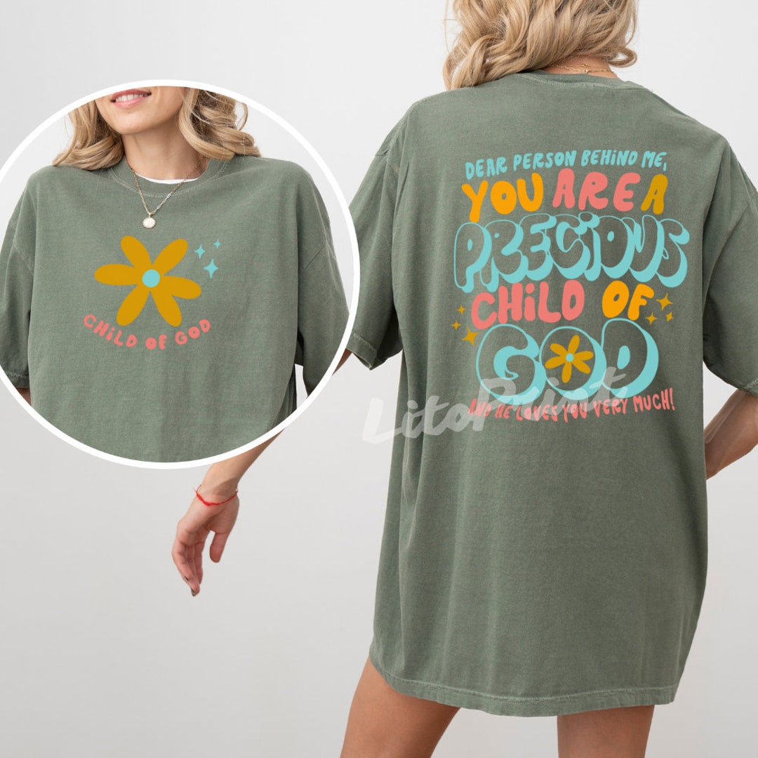 Precious Child of God Shirt, Boho Christian Shirts, Bible Verse Shirt ...