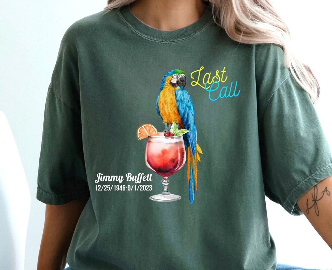Retro Jimmy Buffett in Memory of Jimmy Buffett Shirt, Parrothead Island ...
