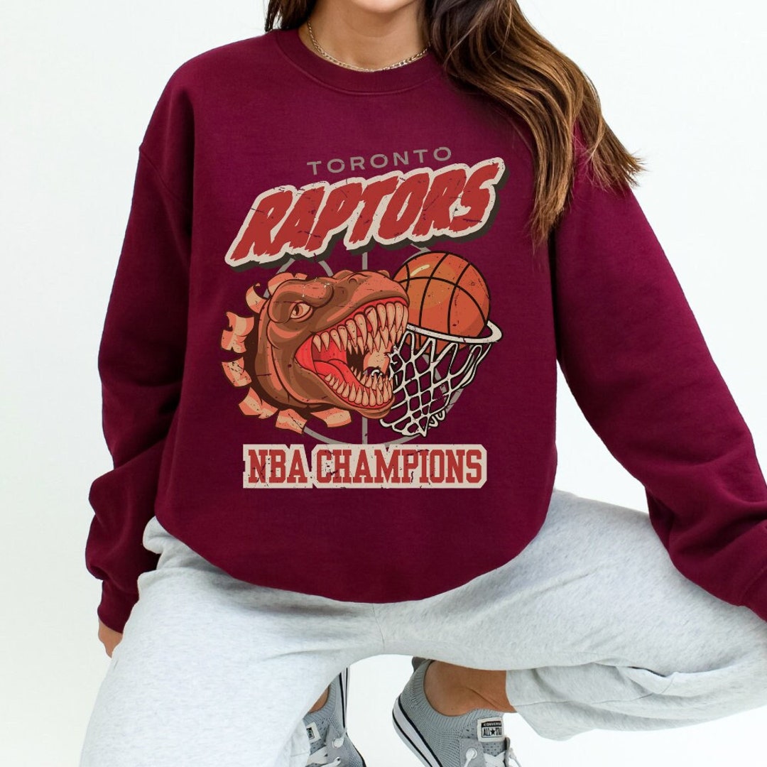 Vintage 90s Style Toronto Raptors Sweatshirt, Toronto Basketball Shirt ...