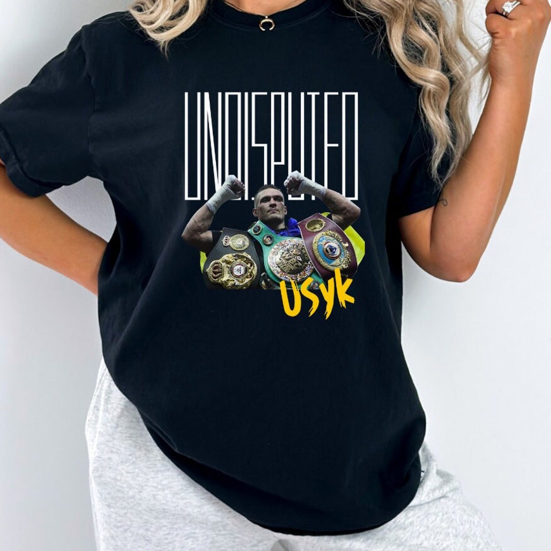 Undisputed Champion Usyk Shirt, Proud Ukrainian Tshirt, Oleksandr Usyk ...