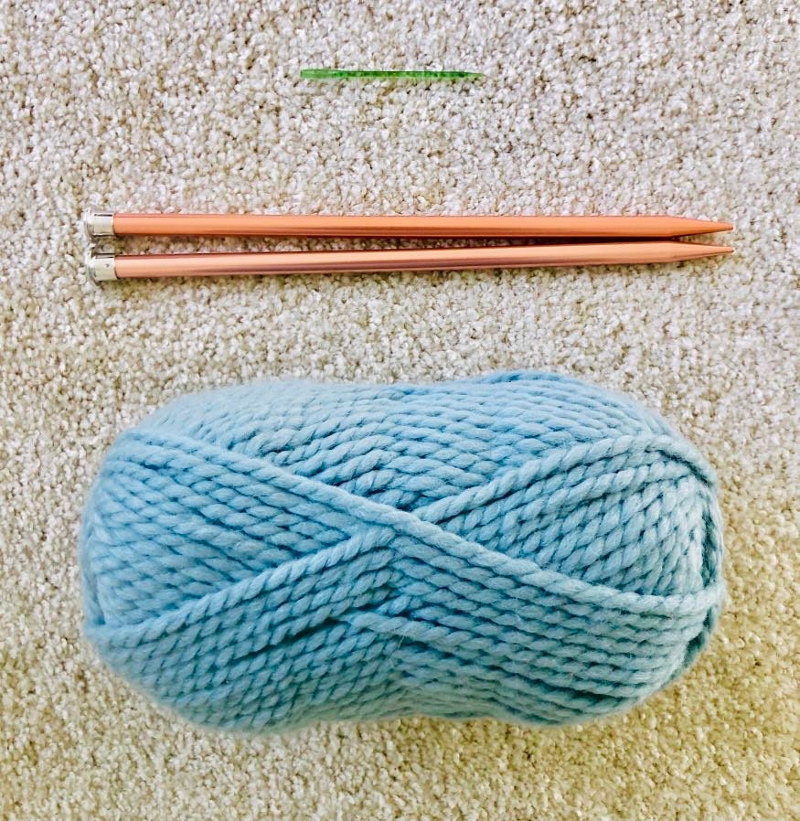 Beginner Knitting Kit includes Yarn & Patterns - Etsy