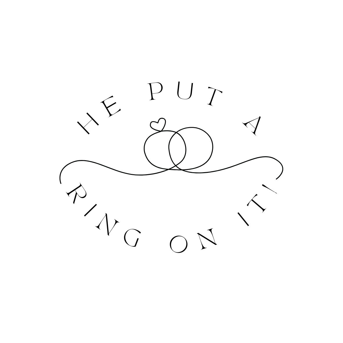 RING POP STICKER | He Put a Ring on It | Bridal Shower Sticker ...