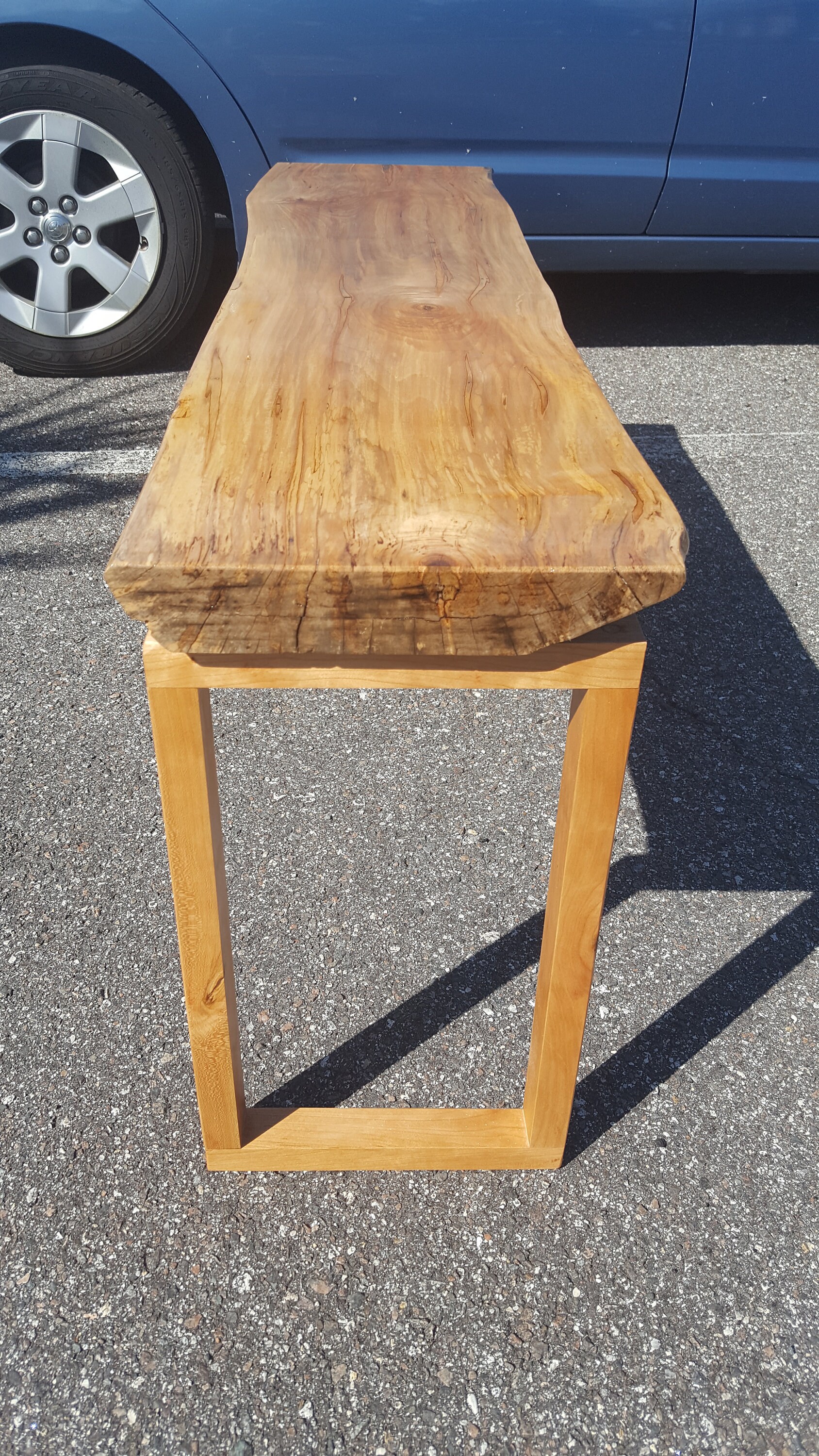 Maple Live Edge Bench - Etsy