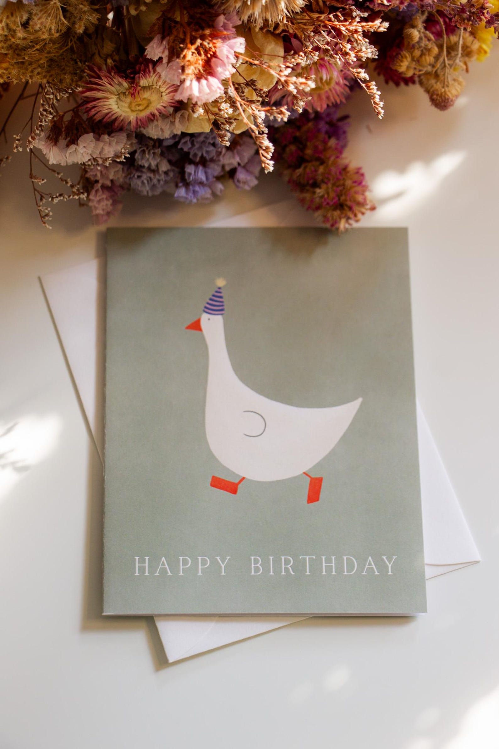 Birthday Duck // Birthday Card - Etsy