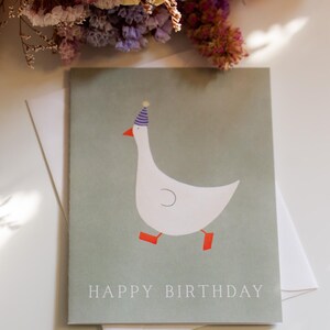 Birthday Duck // Birthday Card - Etsy
