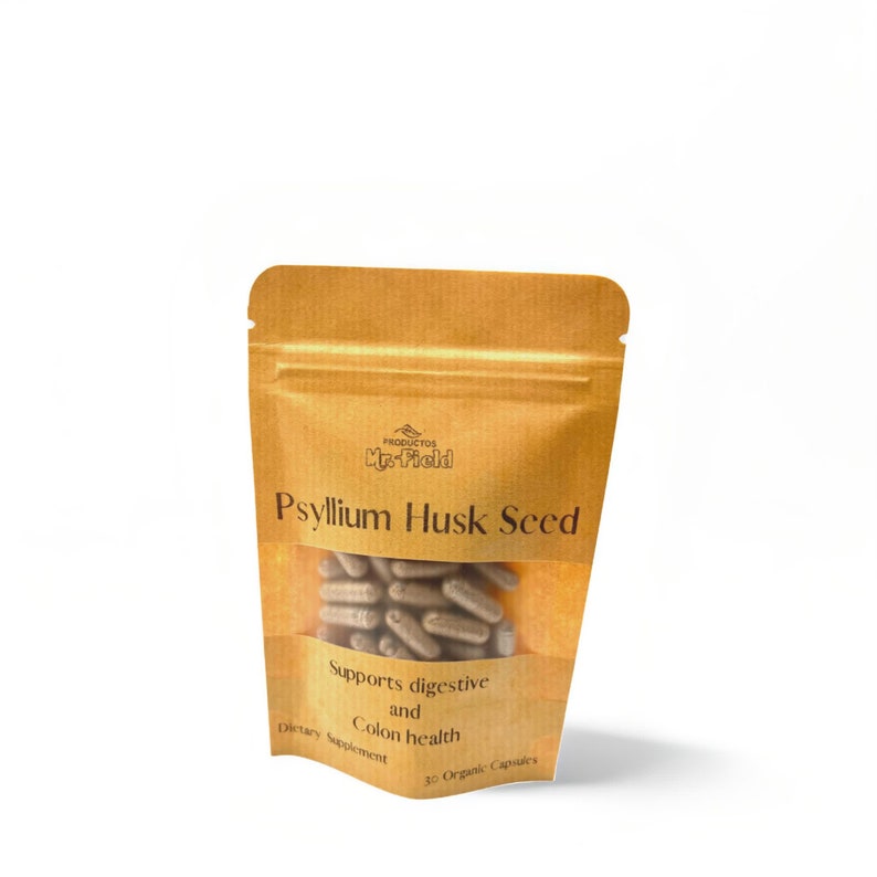 Psyllium Husk Seed 100% PURE Capsules 500 Mg - Etsy
