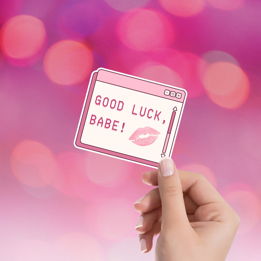 Good Luck, Babe Chappell Roan Vinyl Sticker Semi-waterproof Laptop ...
