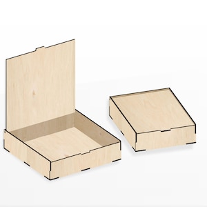 CUSTOM Laser Cut Box File Laser Cut Box With Flip Lid Laser Cut Files ...