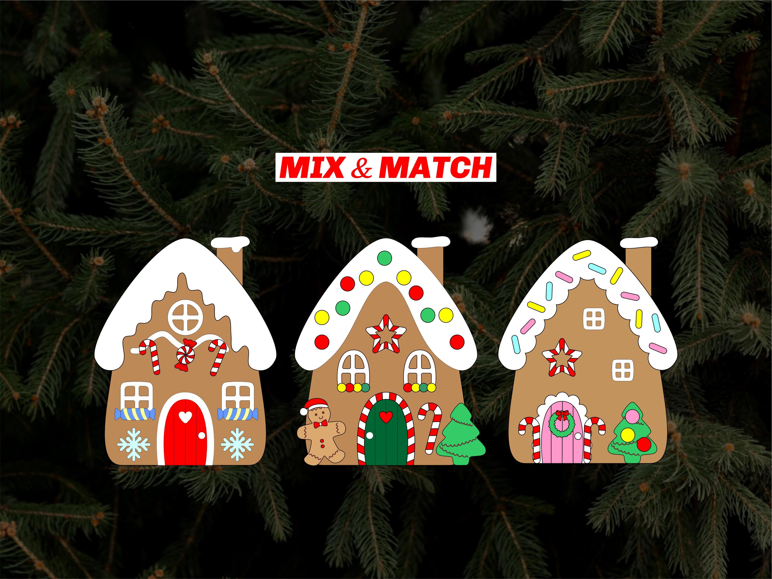 POP OUT Gingerbread House Laser Cut SVG File - Design Your Own Ginger ...