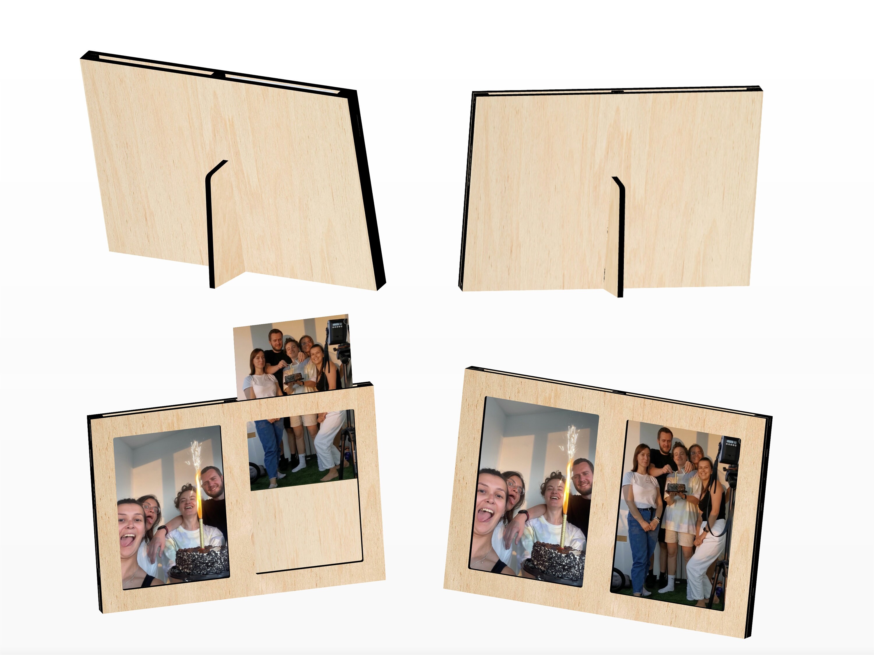 4x6 Picture Frame Laser Cut File - Photo Frame SVG for Glowforge and ...