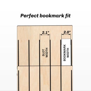 Bookmark Display Stand SVG Laser File - Bookmark Storage Svg - Bookmark ...