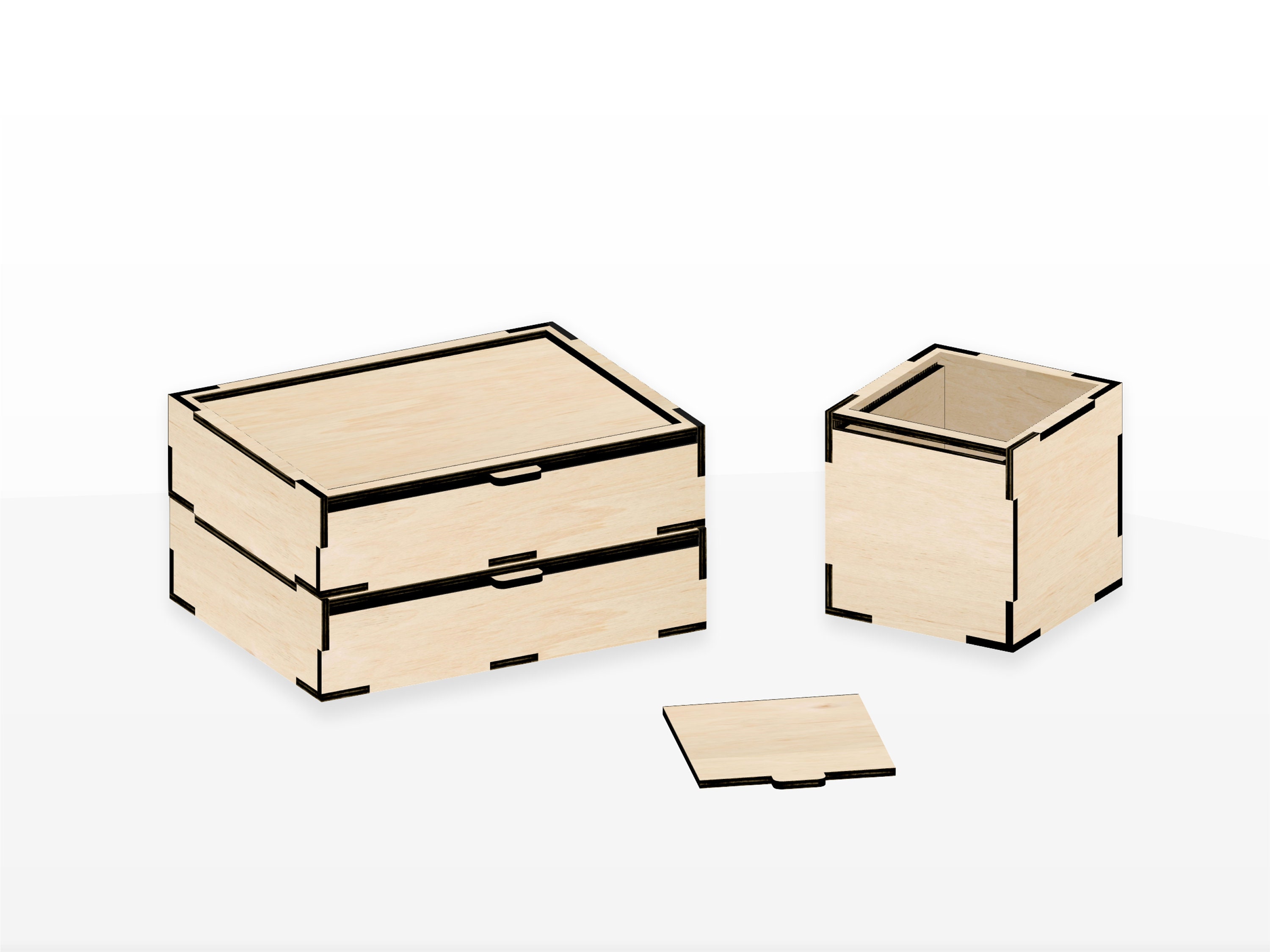 Laser Cut Box SVG Laser Cut Box File SVG DXF Template - Etsy Australia