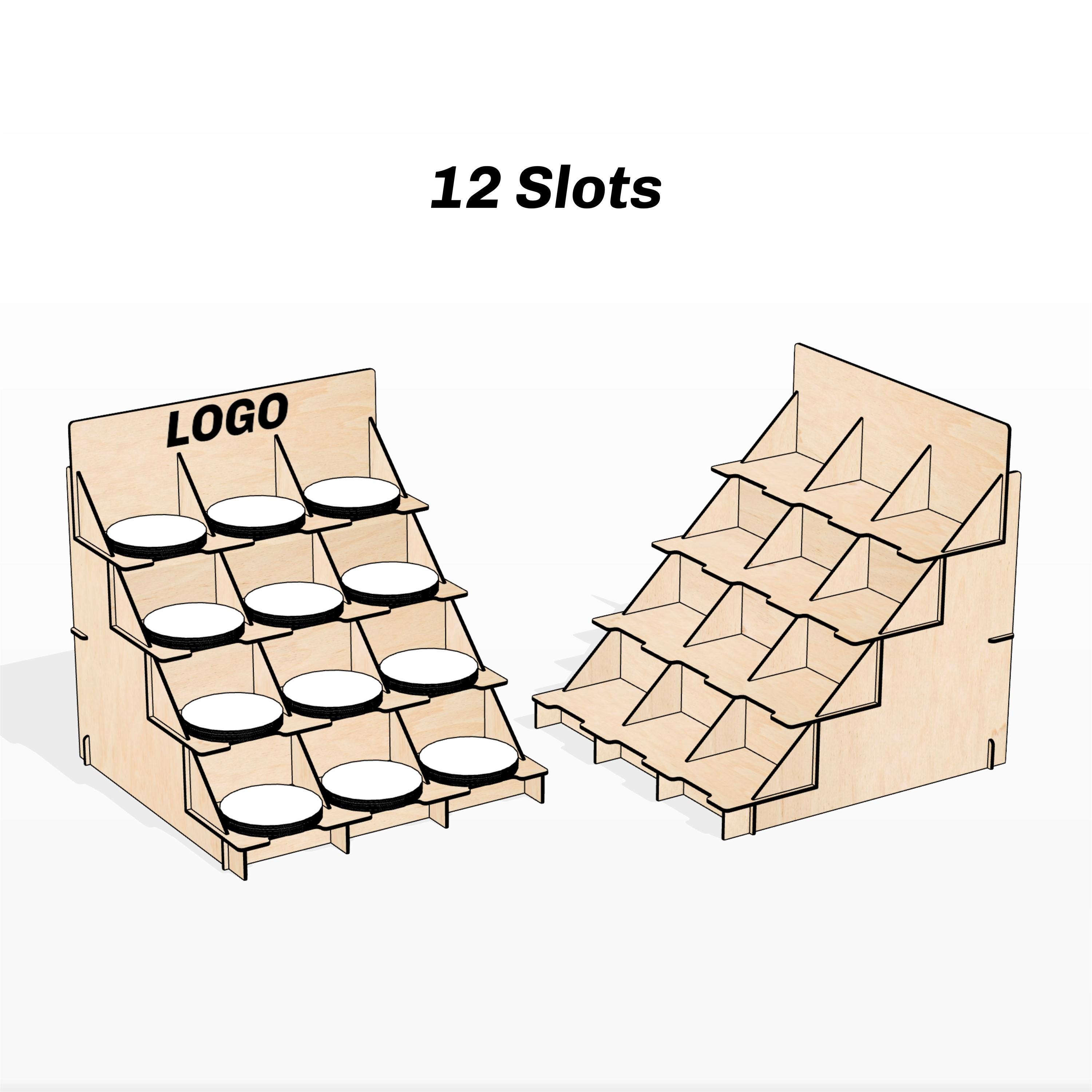 4x4 Coaster Display Stand SVG DXF Laser Cut Files - Etsy