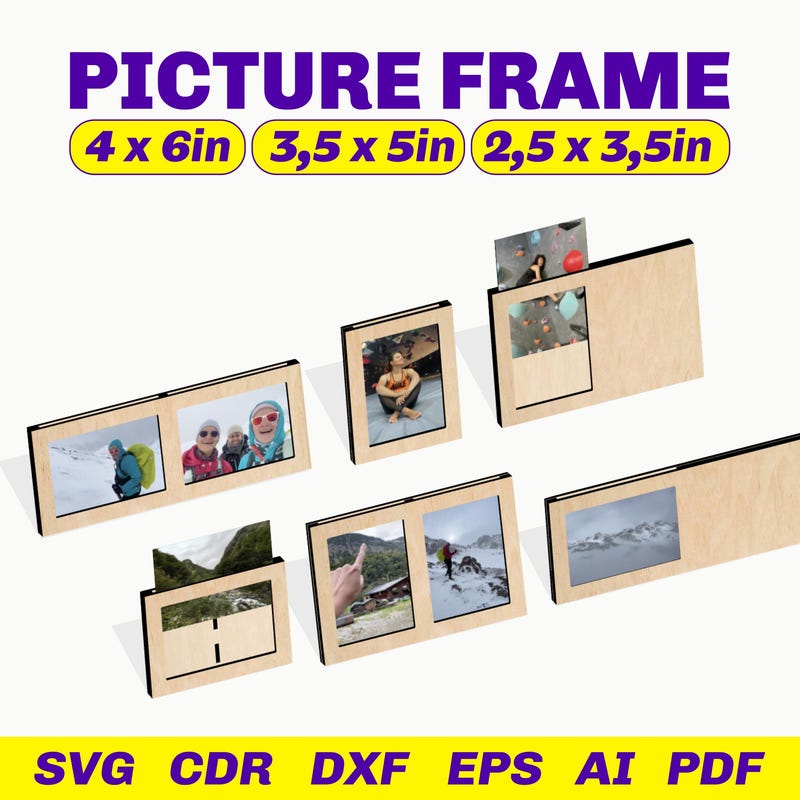 Photo Frames Svg - Etsy