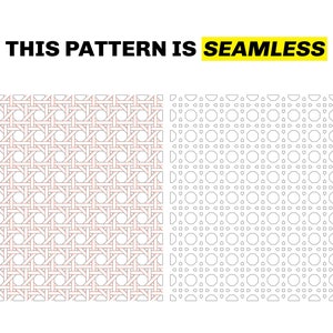 Rattan Pattern SVG - Rattan Laser Cut File for Glowforge Files SVG ...