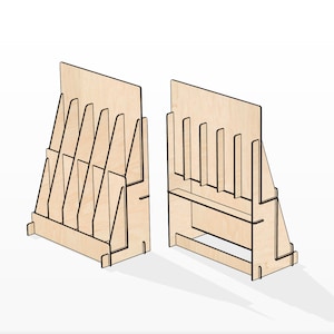 Bookmark Display Stand SVG Laser File - Bookmark Storage Svg - Bookmark ...