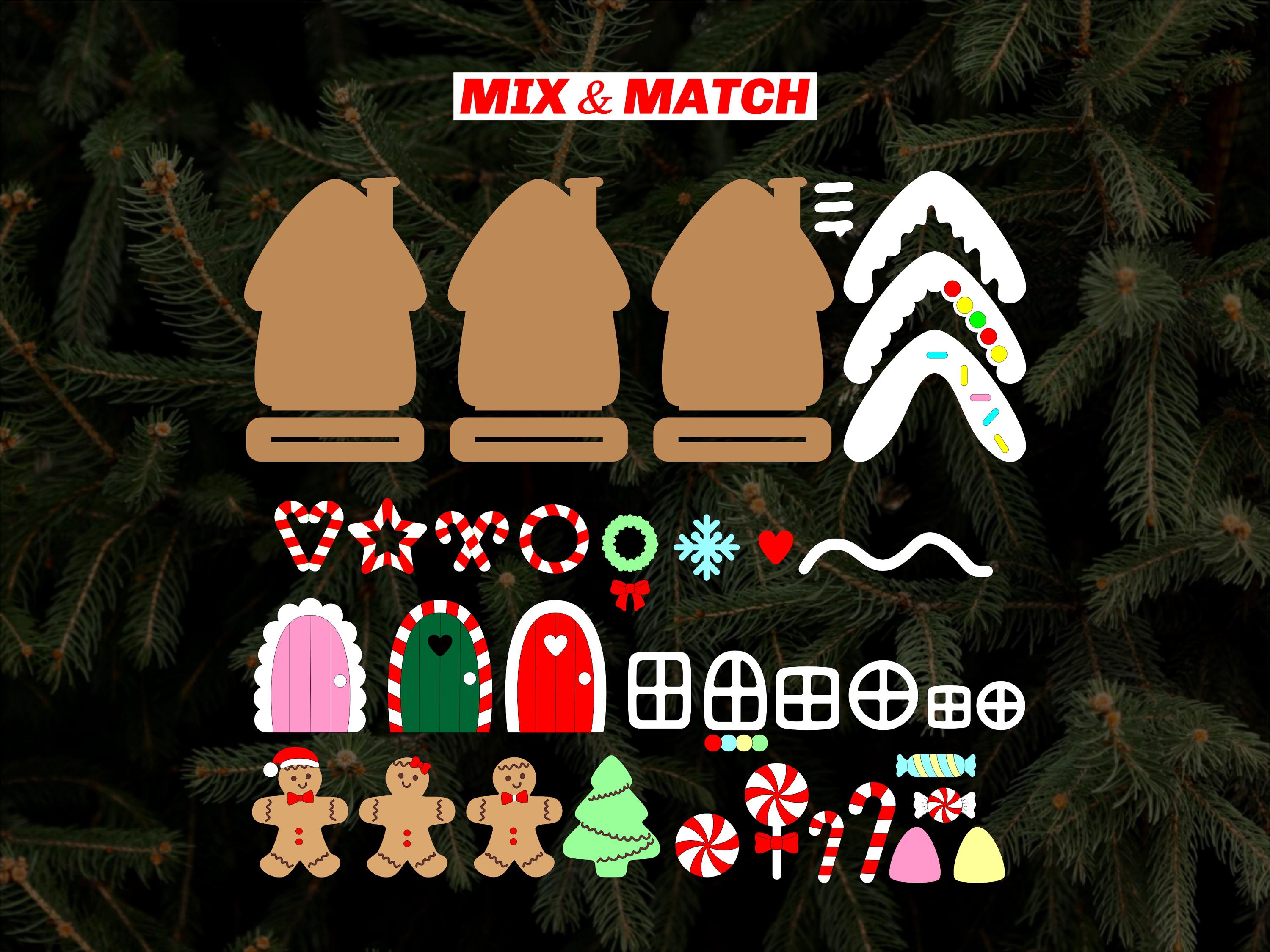 POP OUT Gingerbread House Laser Cut SVG File - Design Your Own Ginger ...