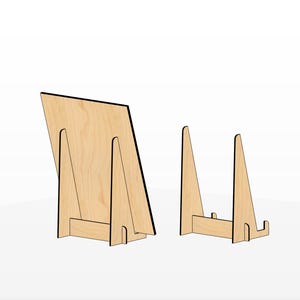 Easel Display Stand Laser Cut Files - Picture Frame Holder or Book ...