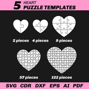 Jigsaw Puzzle SVG - Jigsaw Puzzle Template SVG - Puzzle Pieces SVG ...