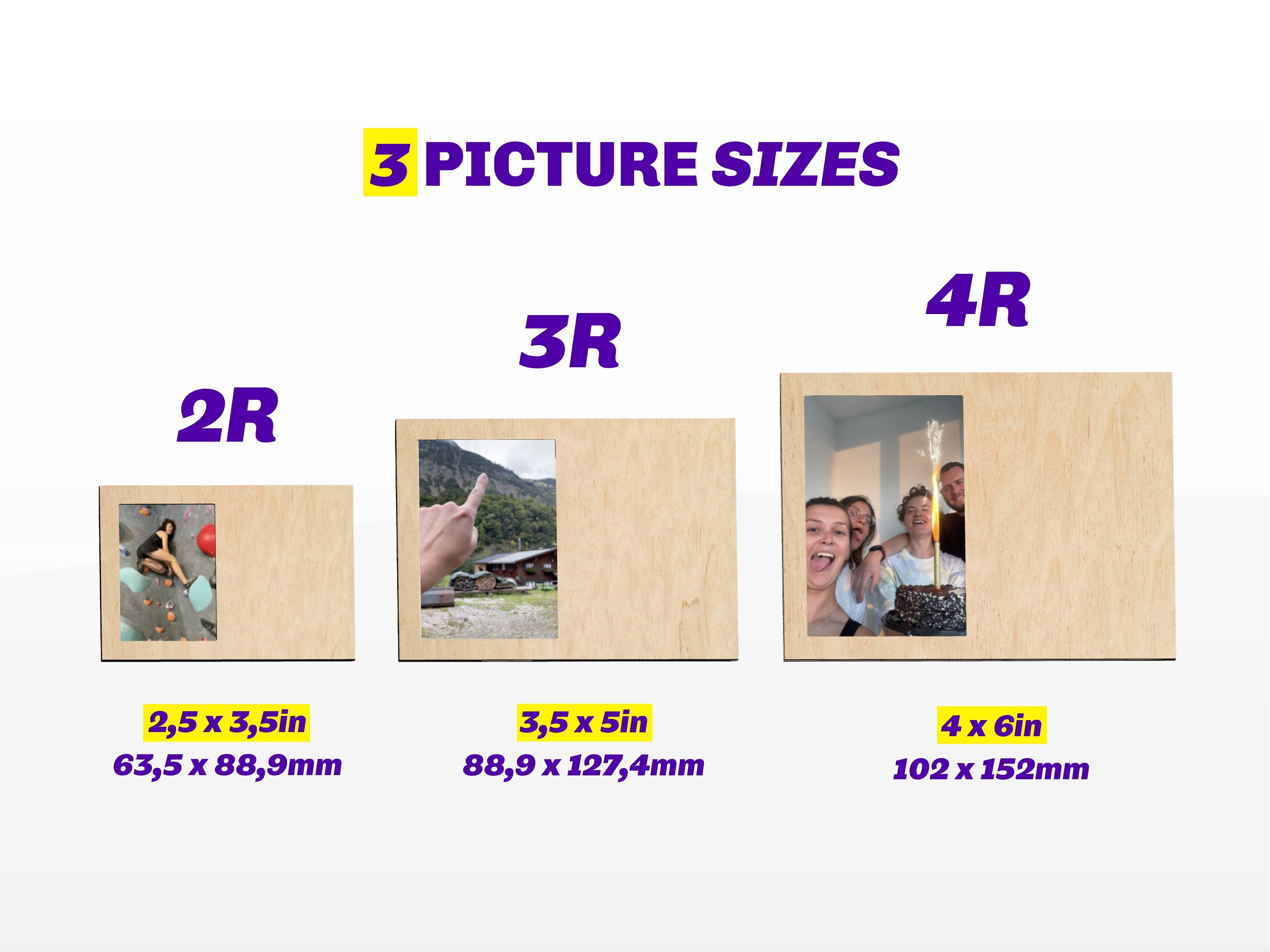 4x6 Picture Frame Laser Cut File - Photo Frame SVG for Glowforge and ...