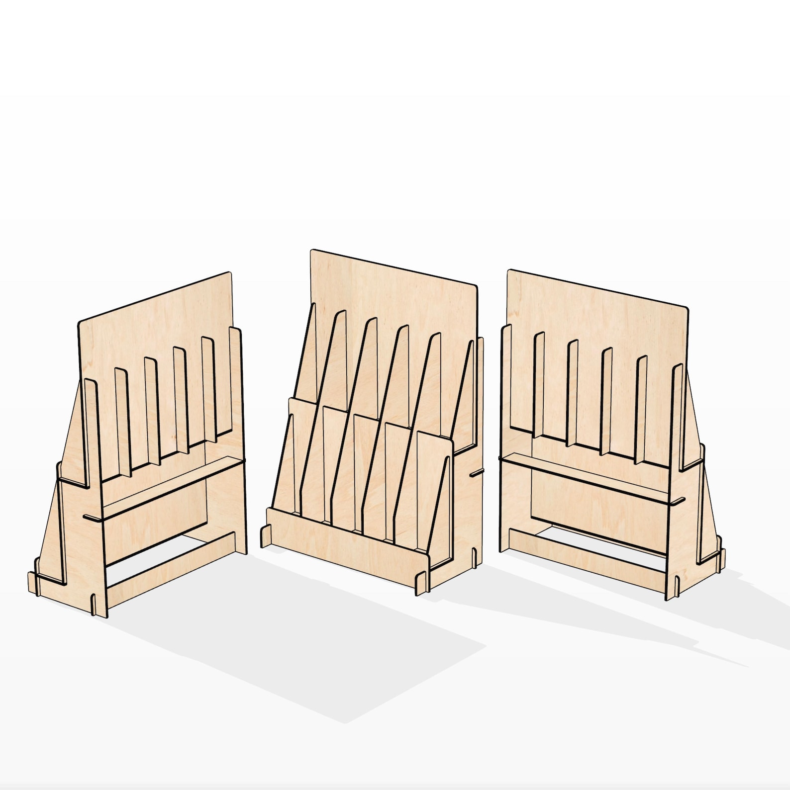 Bookmark Display Stand SVG Laser File - Bookmark Storage Svg - Bookmark ...