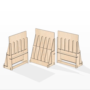 Bookmark Display Stand SVG Laser File - Bookmark Storage Svg - Bookmark ...