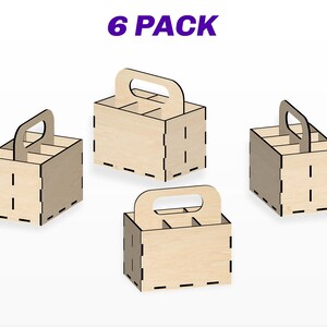 Beer Caddy Laser Cut Files - Beer Caddy SVG Plans Template - Beer ...