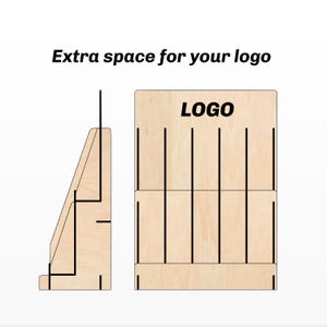 Bookmark Display Stand SVG Laser File - Bookmark Storage Svg - Bookmark ...