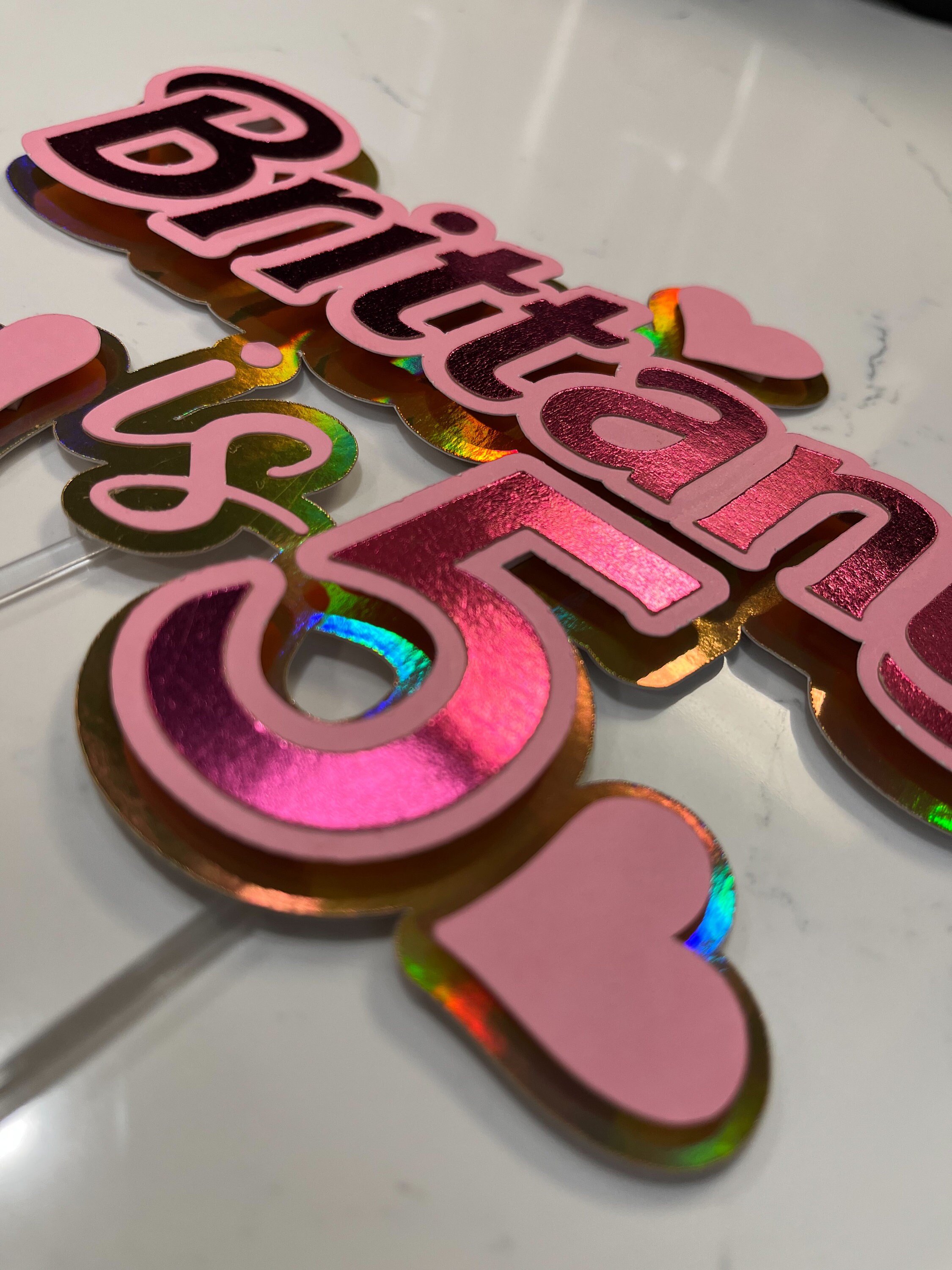 Custom Doll Inspired Cake Topper, Pink Cake Topper, Doll Cake Topper ...