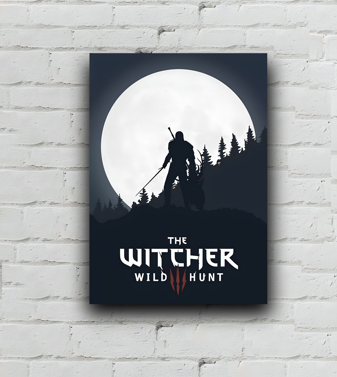 Witcher Wild Hunt Canvas Art Work Poster Video Game - Etsy
