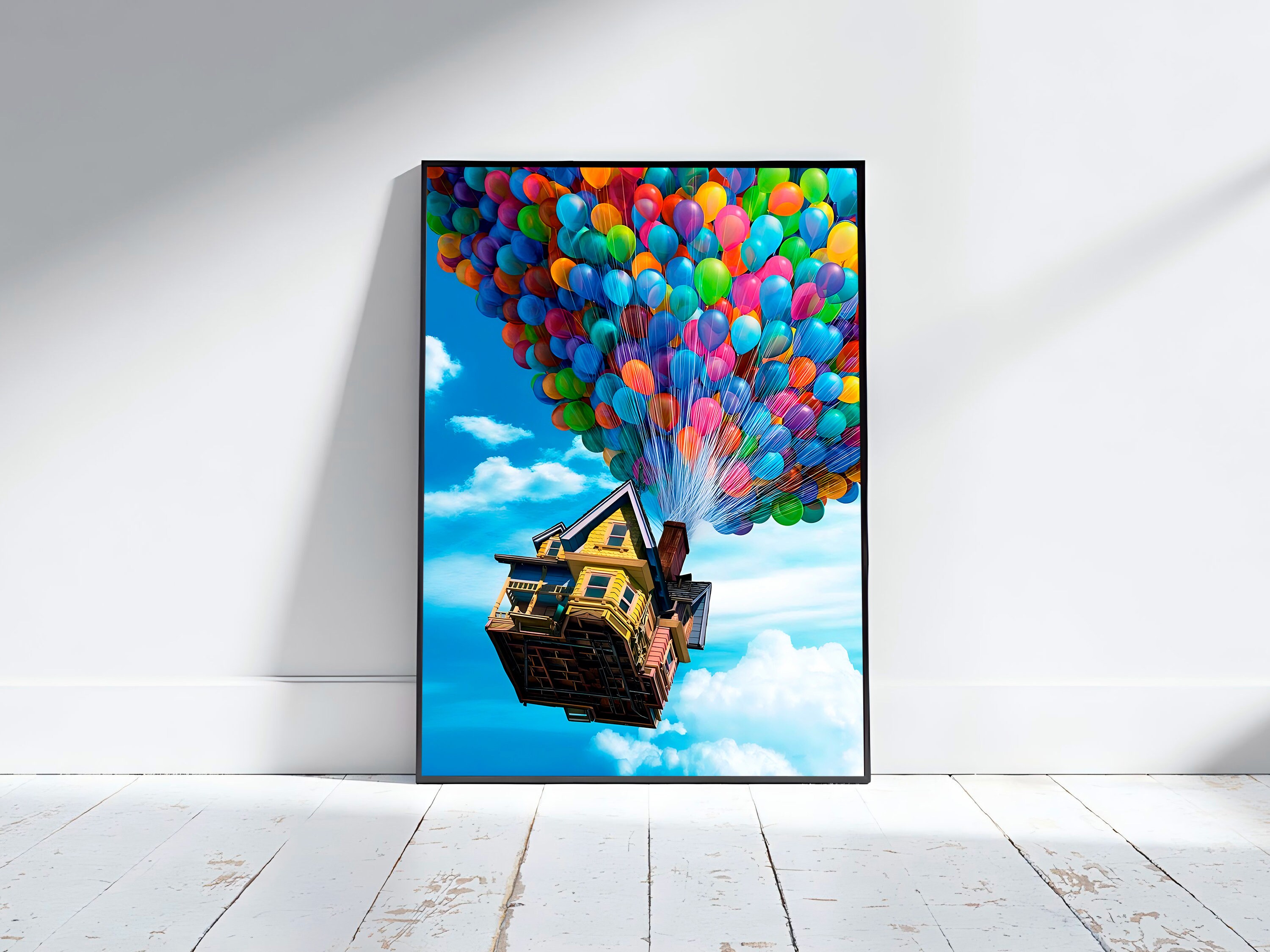 Up Cartoon Canvas Poster 24-36, Art Work Decoration for Baby Shower ...