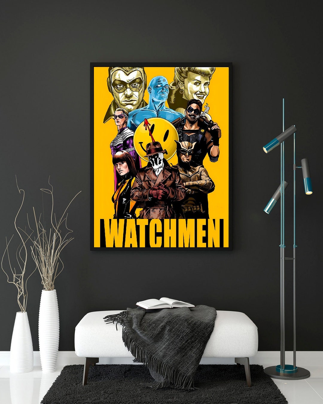 Watchmen Movie Poster, Natural Canvas Fan Art Print, Decoration for ...