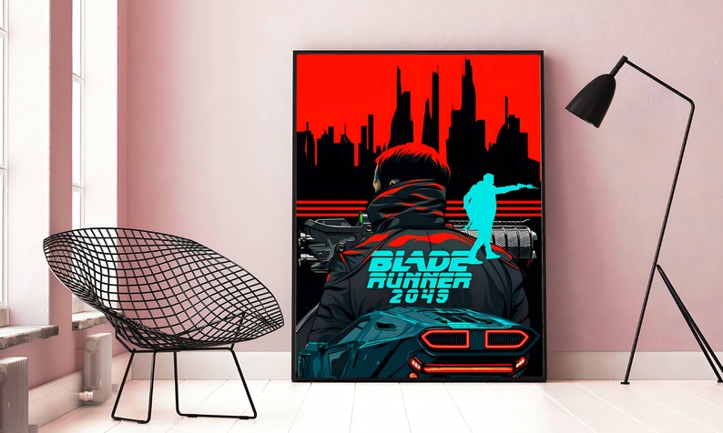 Blade Runner 2049 Movie Poster, Natural Canvas Fan Art Print, Unique ...