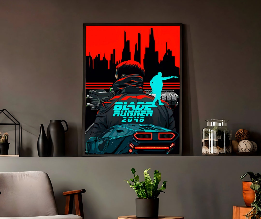 Blade Runner 2049 Movie Poster, Natural Canvas Fan Art Print, Unique ...