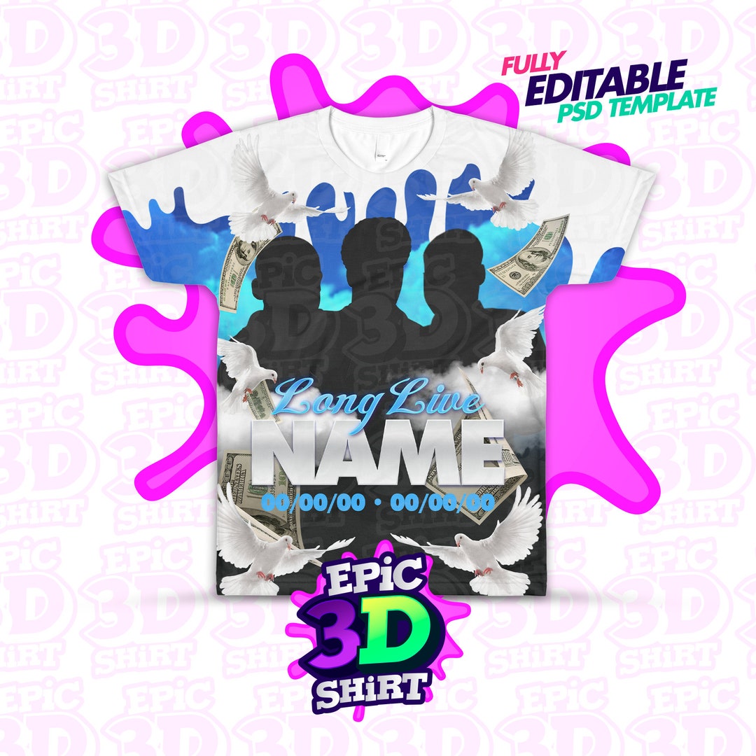 Funeral RIP Memorial Digital Editable Photoshop Template for All Over ...