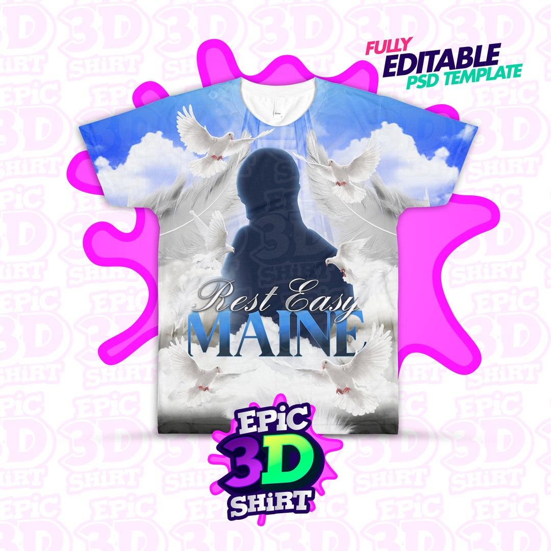 Funeral RIP Memorial Digital Editable Photoshop Template for All Over ...