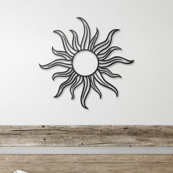 Copper Sun Wall Art - Etsy