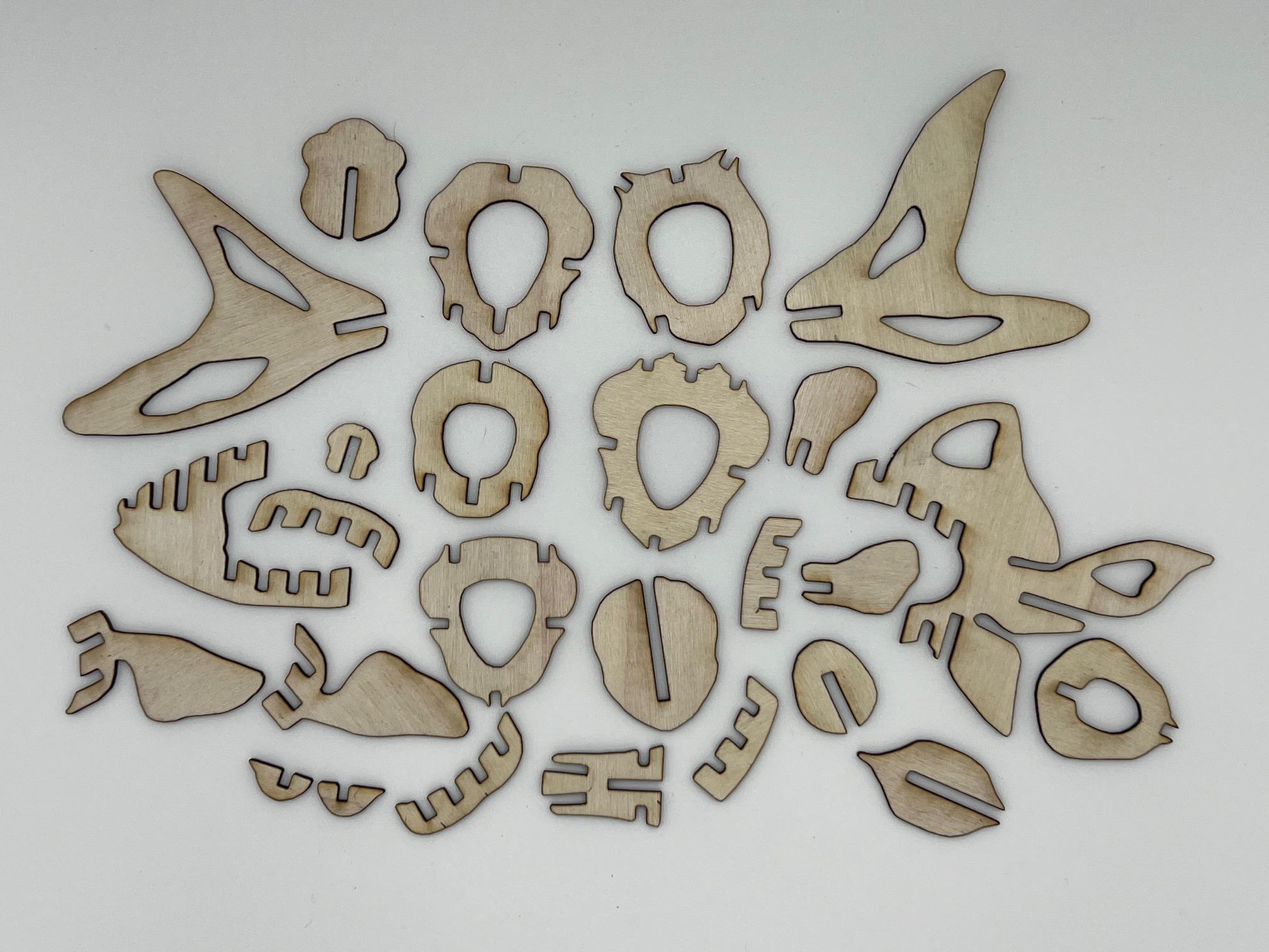 3D Laser Cut Fish Puzzle SVG - Etsy
