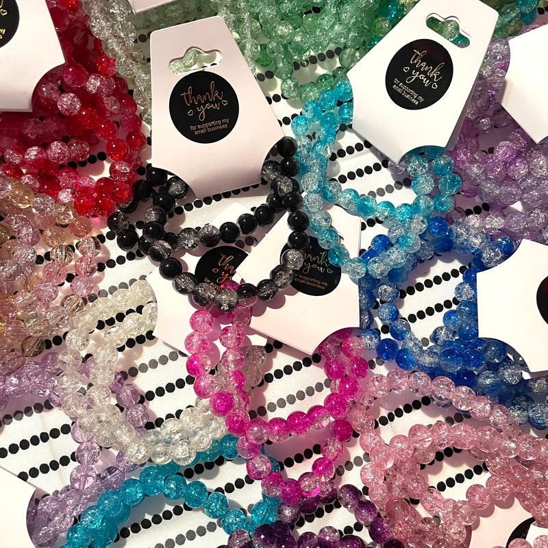 Glass Bead Bracelet - Etsy